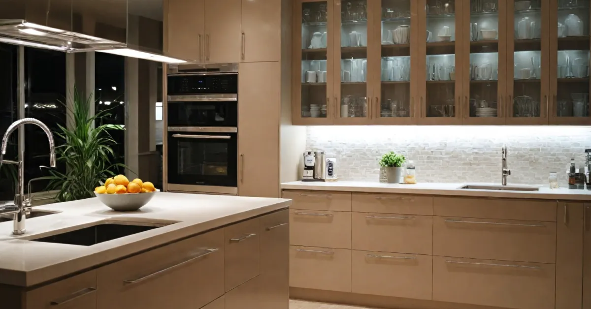 How to enhance your cabinets with led tape cabinet lighting