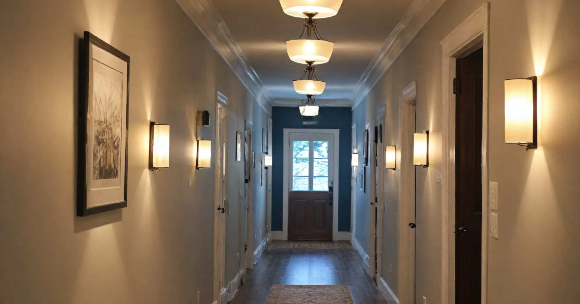 Brighten your space with creative hallway lighting ideas